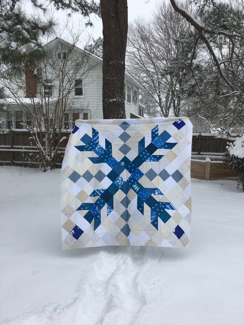 Super Snowflake Quilt - Etsy
