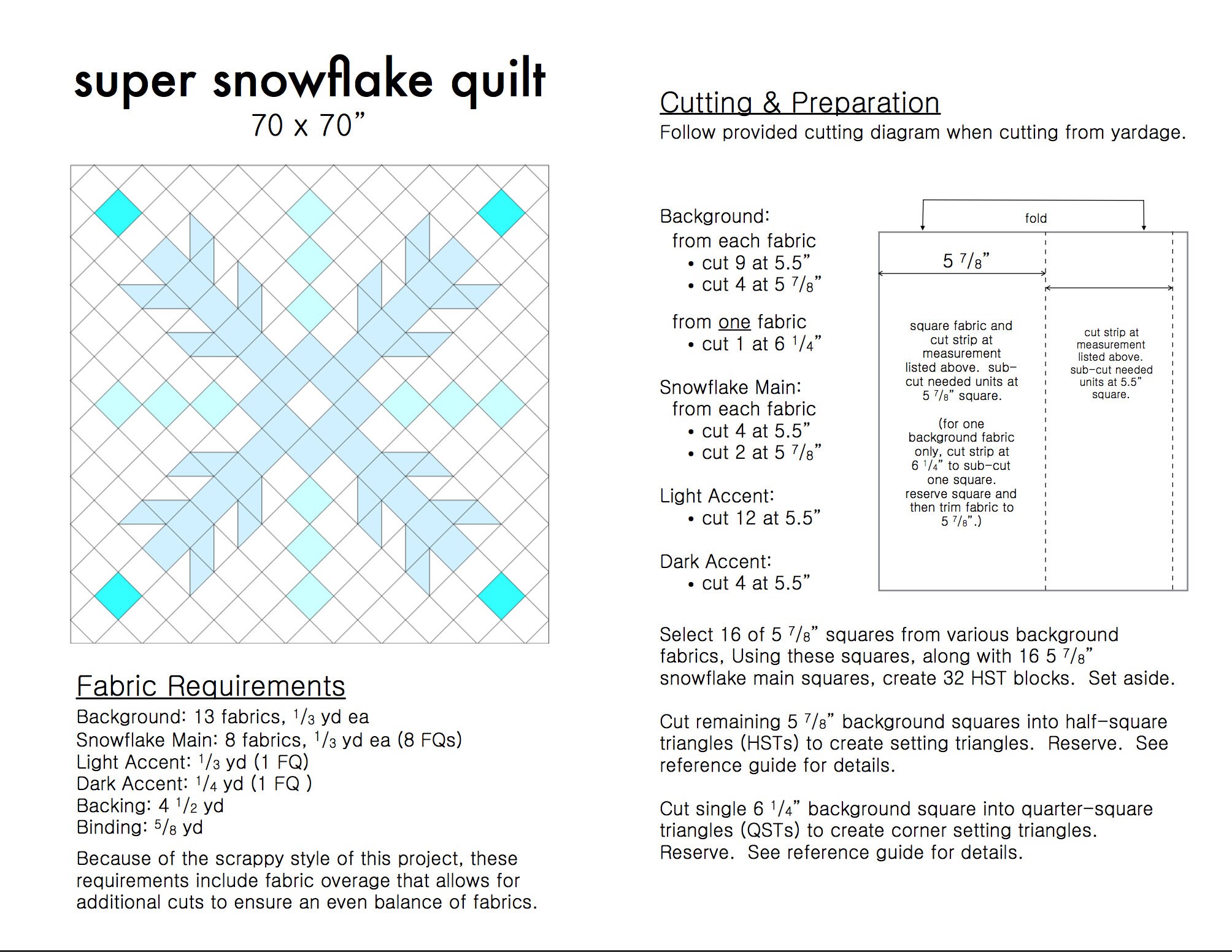 Super Snowflake Quilt - Etsy