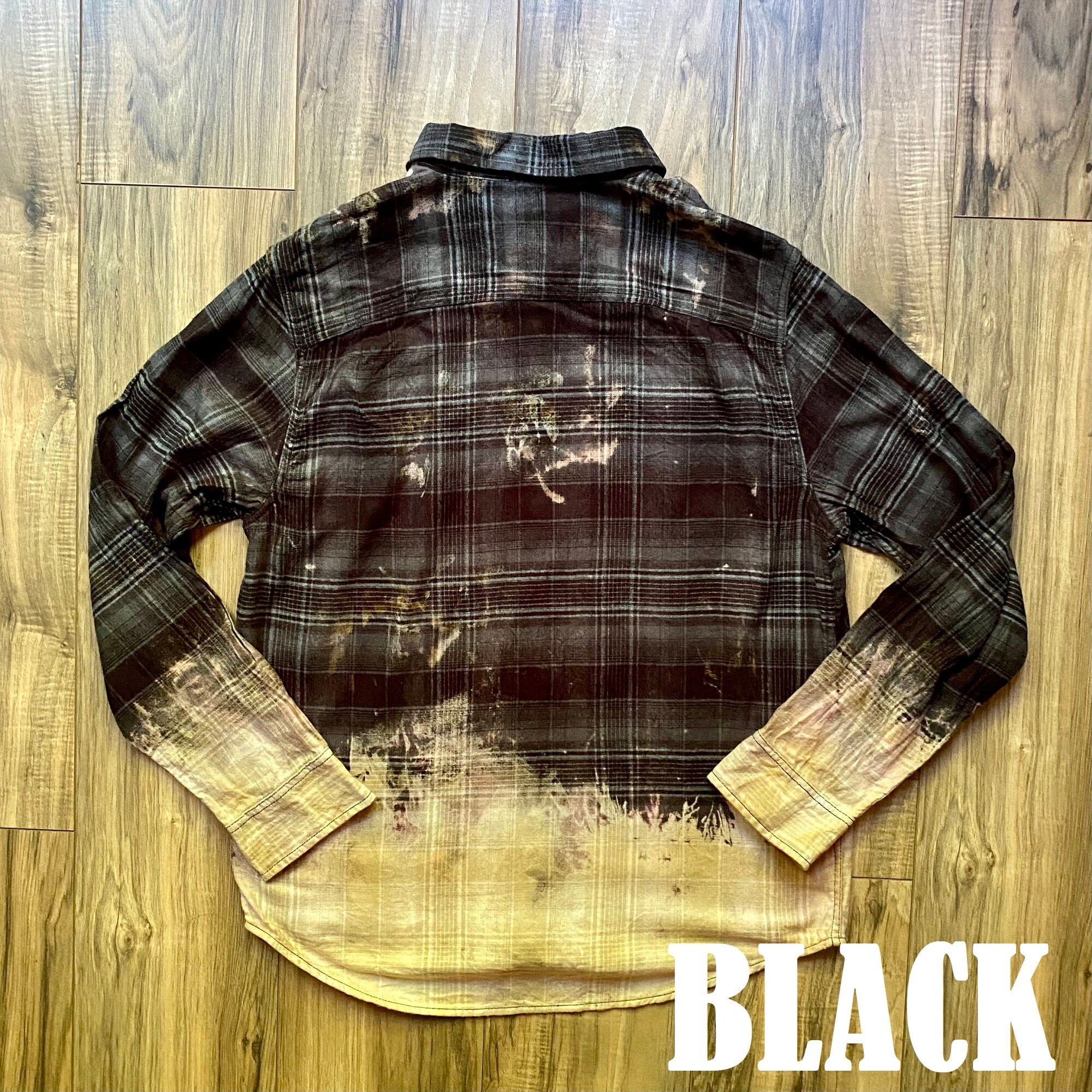 Hand Bleached Horror Flannel: Freddy Krueger Graphic Shirt - Etsy