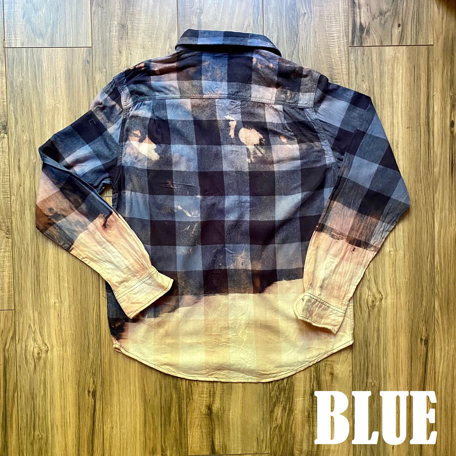 Horror Bleached Flannel - Etsy
