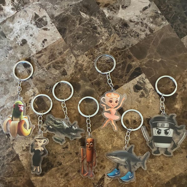 Italian Brainrot Keychains - Etsy
