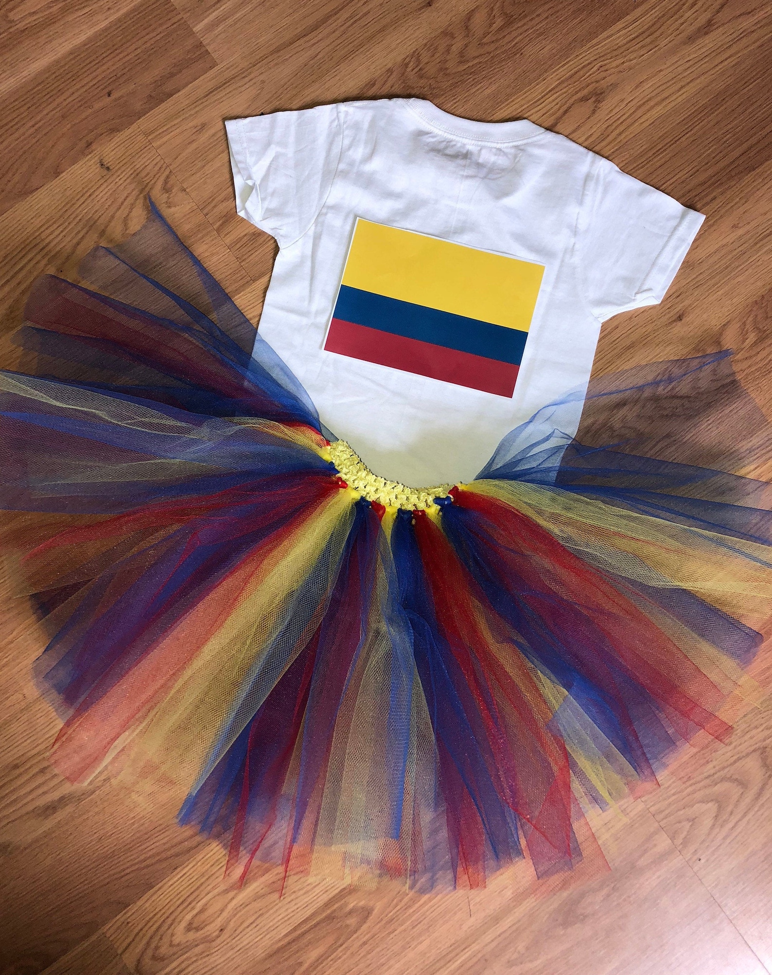 Flag Tutu Puerto Rico Dominican Republic Mexico Colombia - Etsy