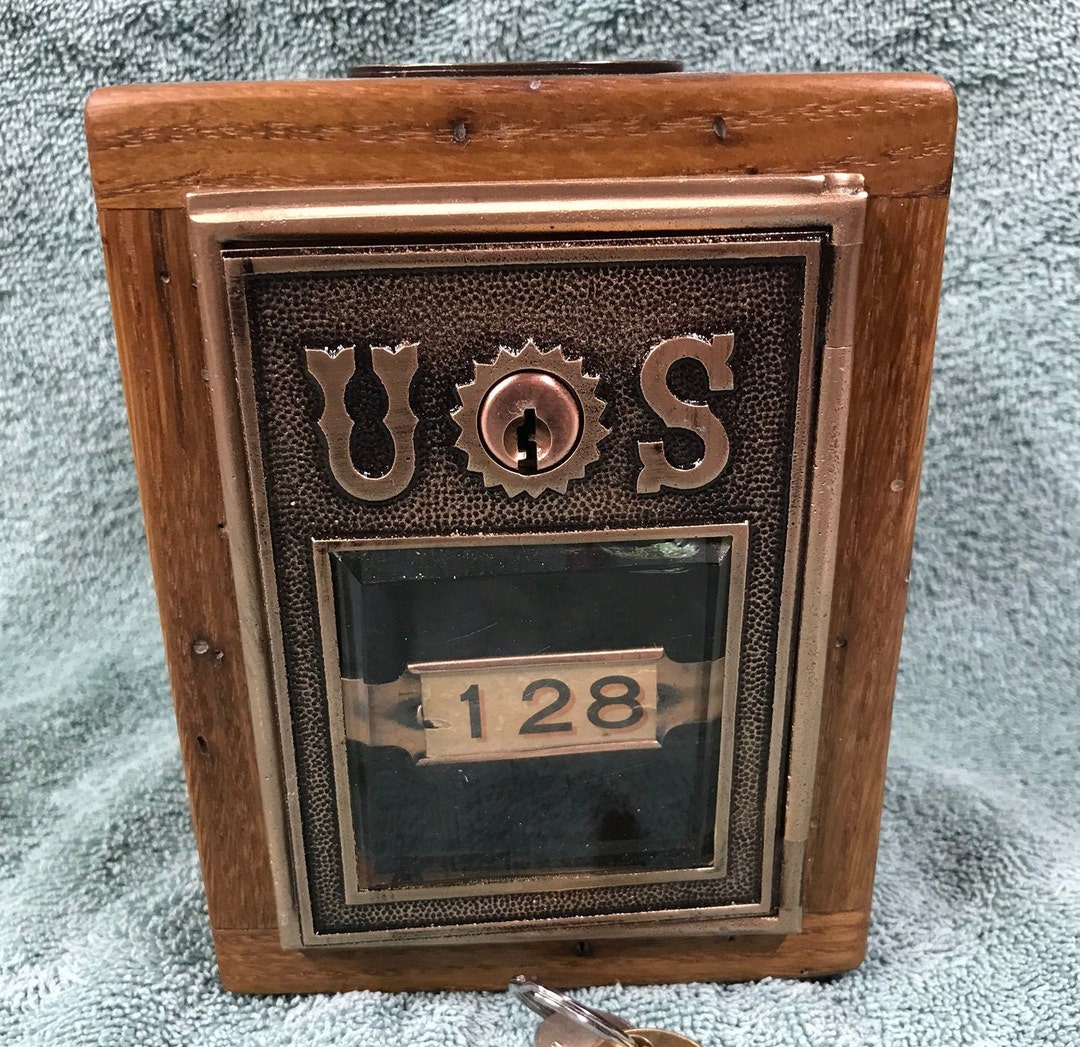 US Burst Keyed Post Office Lock Box Bank #128 - Etsy