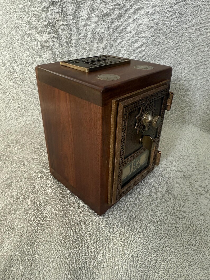 Olde English Post Office Lock Box Bank #192 - Etsy