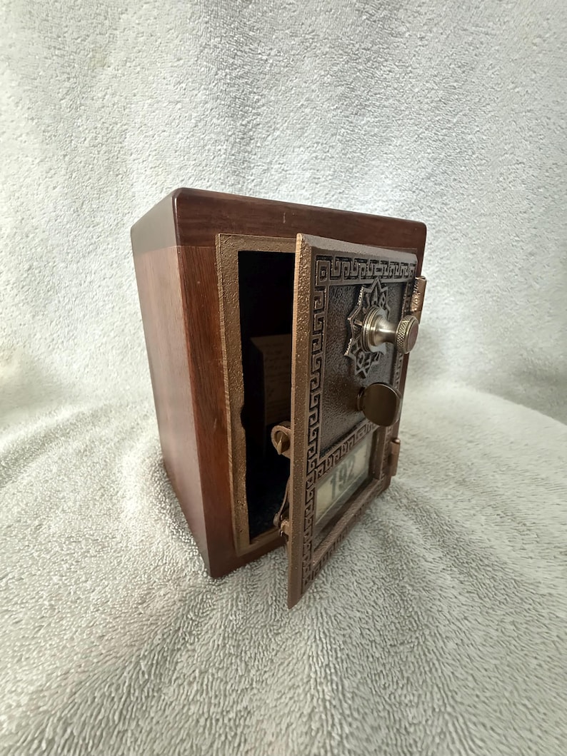 Olde English Post Office Lock Box Bank #192 - Etsy
