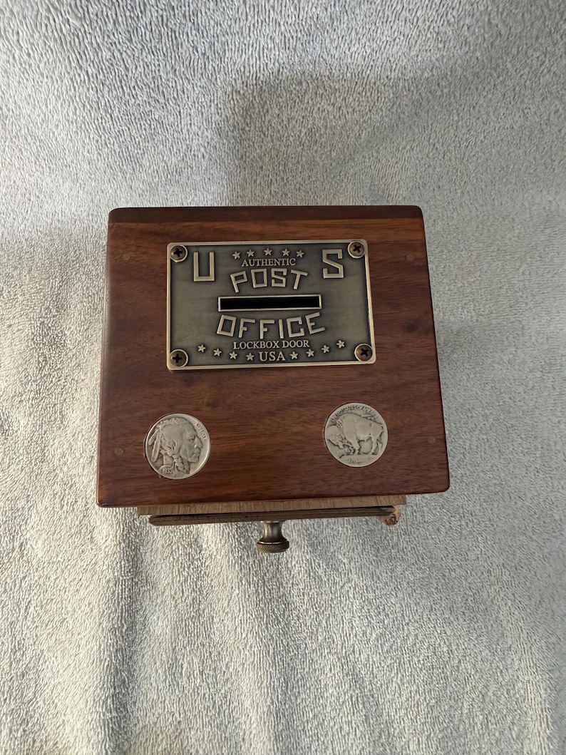 Olde English Post Office Lock Box Bank #192 - Etsy
