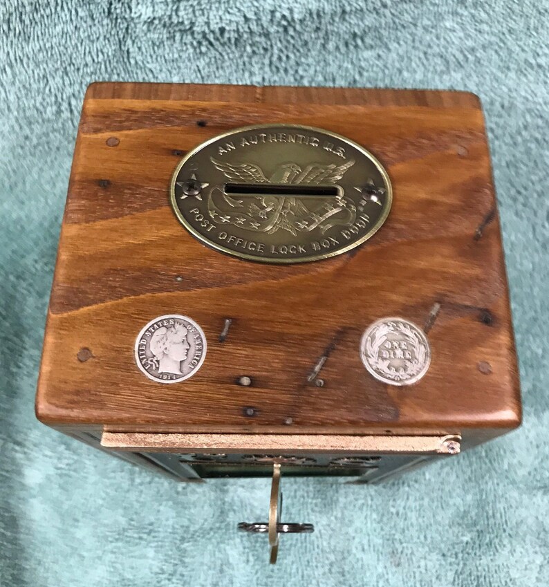 US Burst Keyed Post Office Lock Box Bank #128 - Etsy