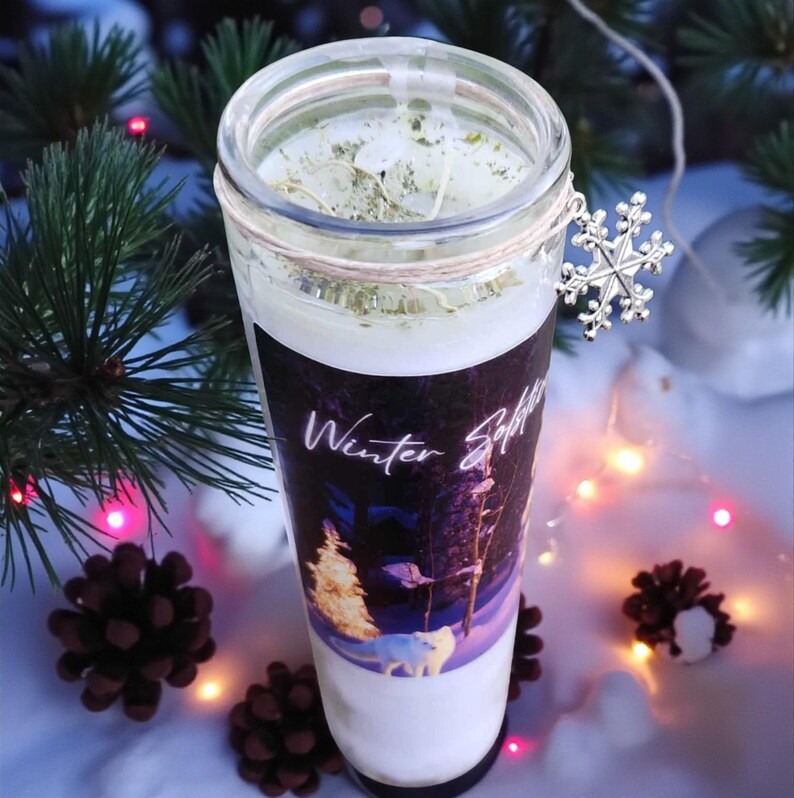 WINTER SOLSTICE Candle Christmas Holiday Wiccan Sabbat Yule Ritual ...