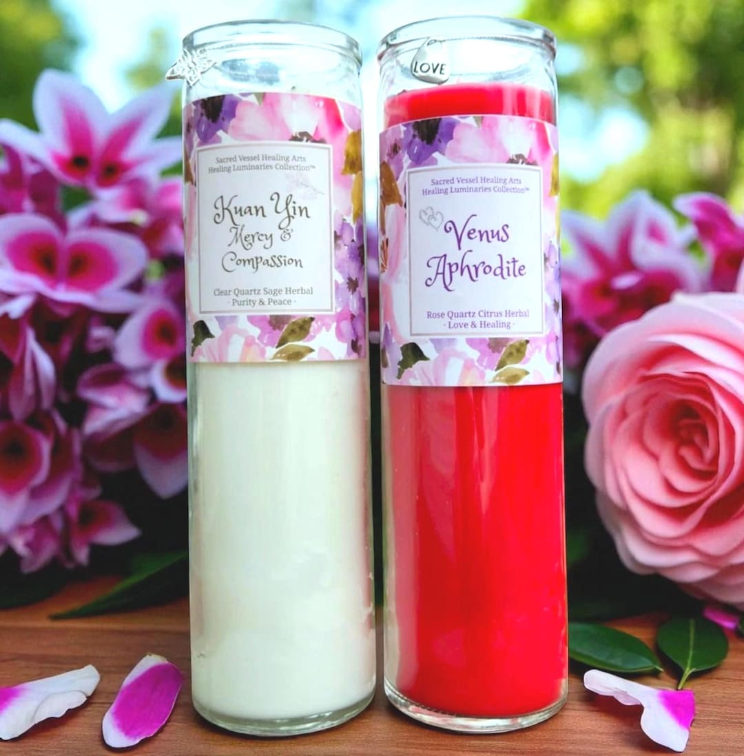 Goddess Altar Candles, Venus, Aphrodite, Kuan Yin, Ritual Altar Candle ...