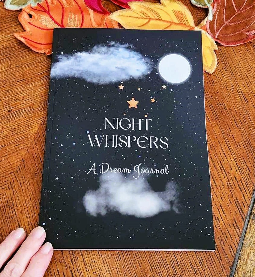 Night Whispers Dream Journal 100 Pg Blank Lined Paperback Book ~ Log ...