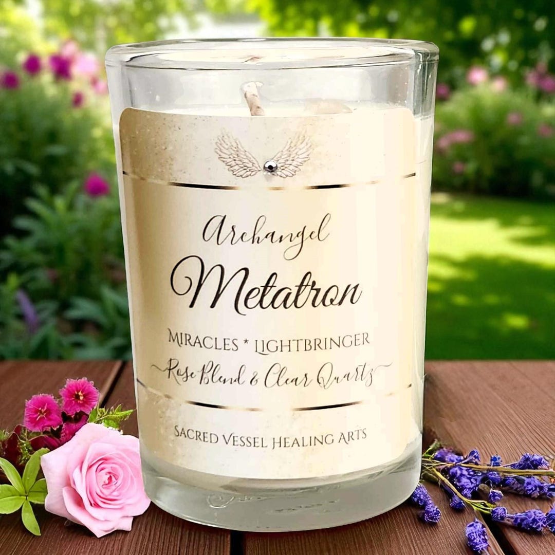 Archangel Metatron Candle, Angel Ritual Prayer Candle, Angel Intention ...