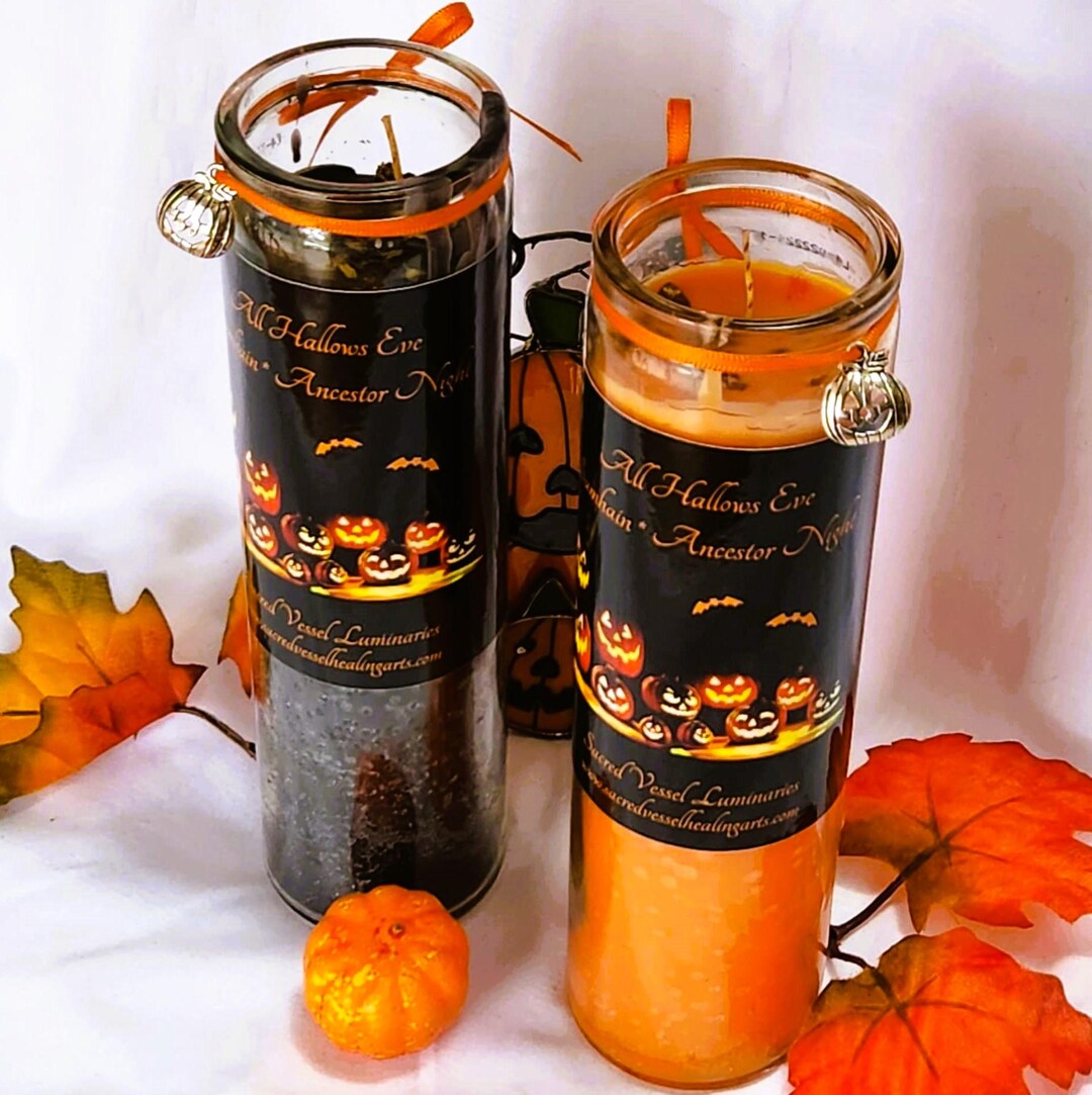 SAMHAIN HALLOWEEN 7 Day Jar Vigil Candle CLEARANCE Ancestor Night ...