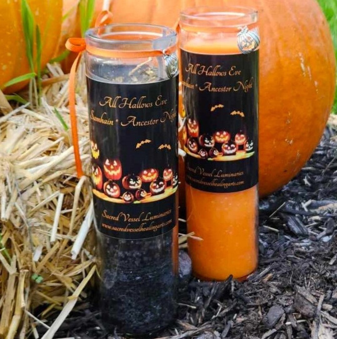 SAMHAIN HALLOWEEN 7 Day Jar Vigil Candle Ancestor Night Hecate's Night ...