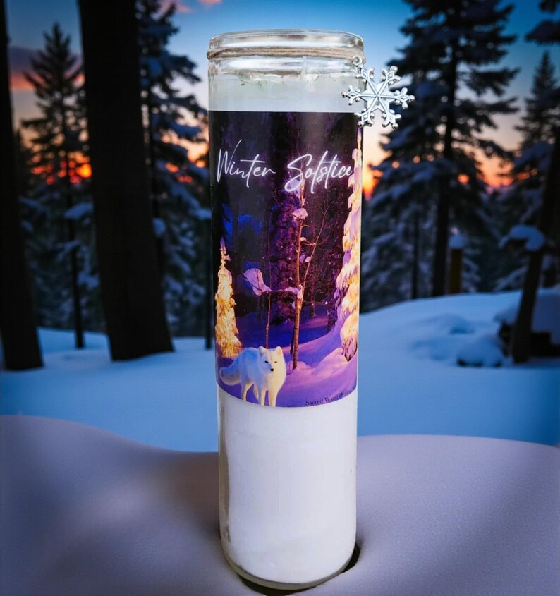WINTER SOLSTICE Candle Christmas Holiday Wiccan Sabbat Yule Ritual ...