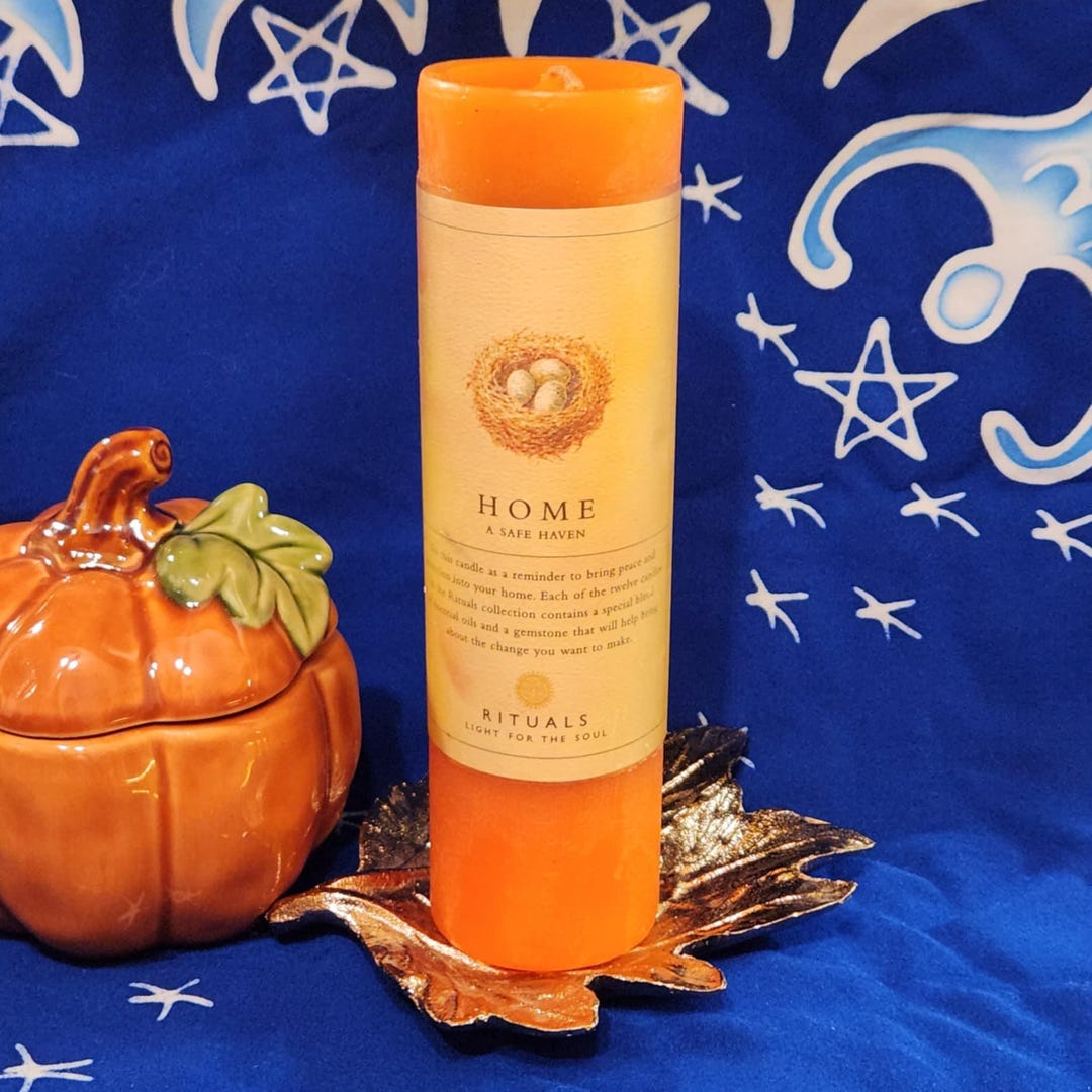 Vintage Candle ILLUMINATIONS HOME Safe Haven Rituals Pillar from My ...