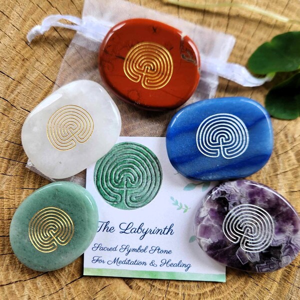 Labyrinth Stamp - Etsy