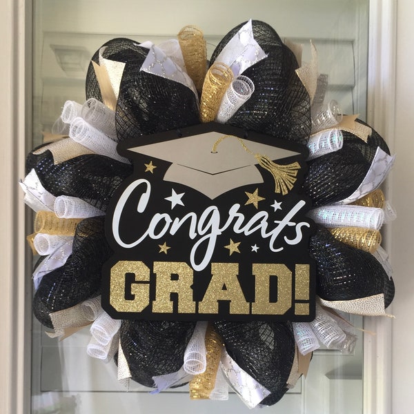 Graduation Wreath Sign - Etsy