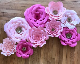 3d flower wall decor | Etsy