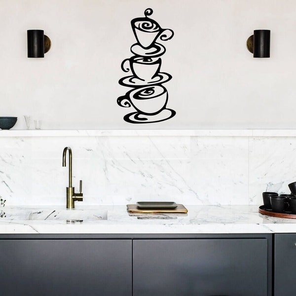 Coffee Cup Decal - Etsy