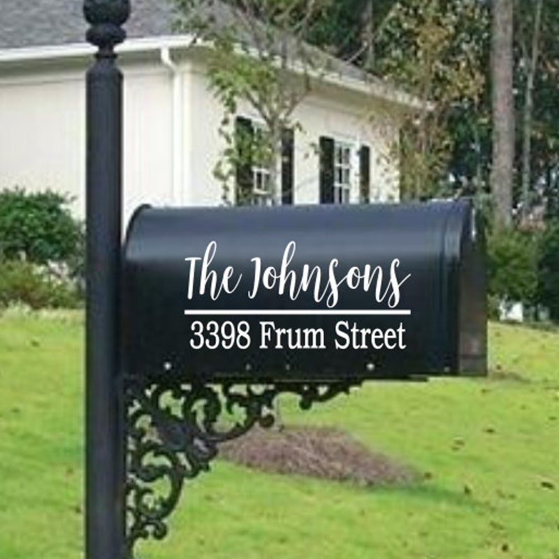 Monogrammed Mailbox - Etsy