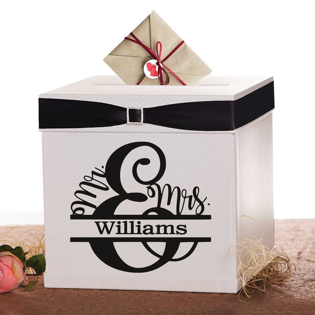 Wedding Card Box Decal | Wedding Decor | Cards Wedding Decal | Cards ...