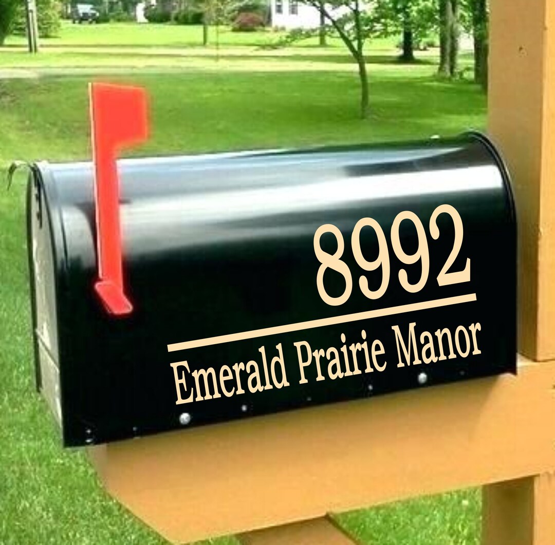 Mailbox Numbers Decal | Mailbox Numbers | Mailbox Decal | Custom ...