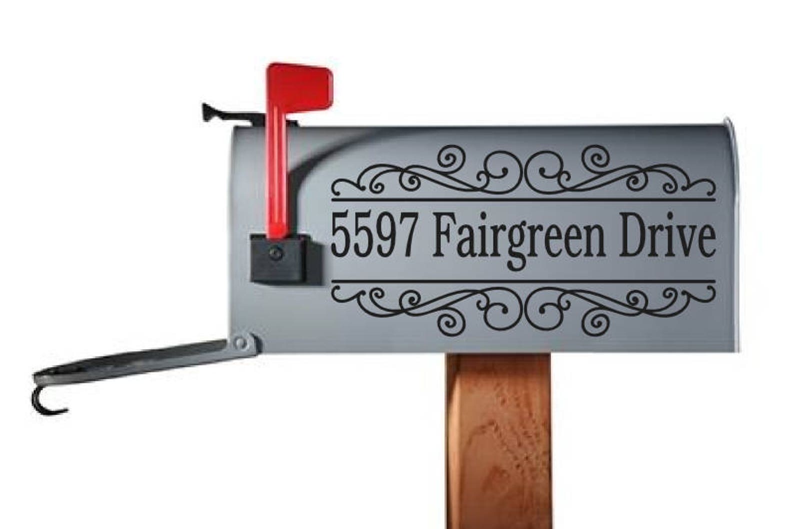 Mailbox Sticker Mailbox Decal Custom Mailbox Decal - Etsy