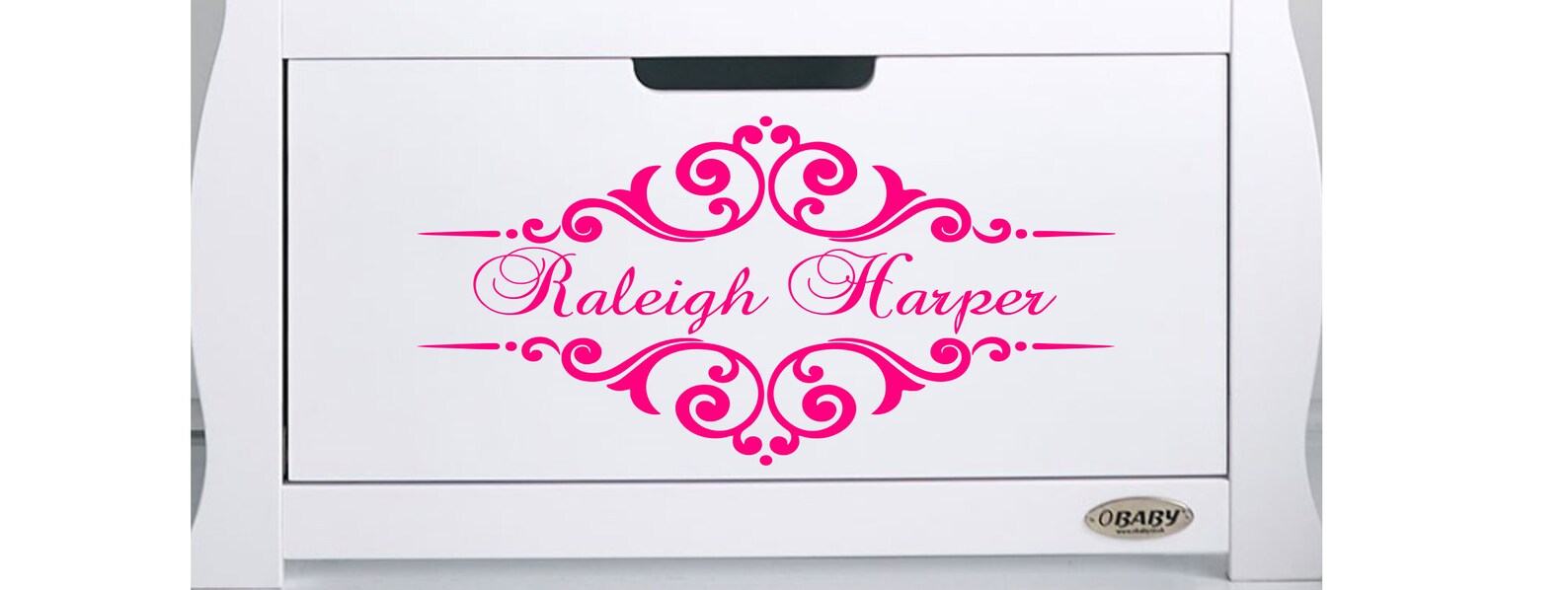 Toy Box Name Decal Nursery Decor Kids Room Decor Toy Box - Etsy