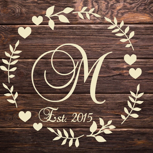 Large Monogram - Etsy