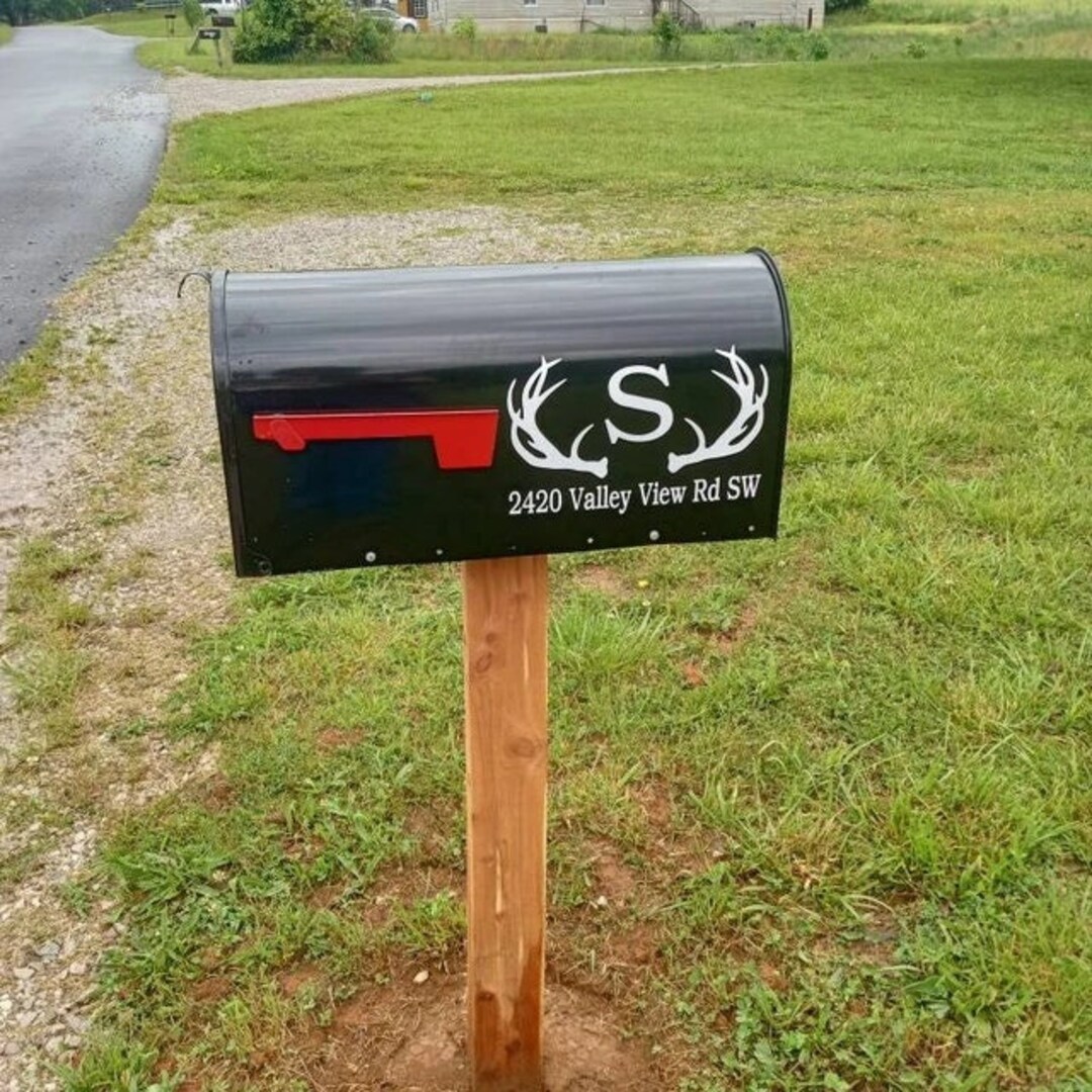 Mailbox Monogram | Mailbox Decal | Mailbox Numbers | Mailbox Decals ...