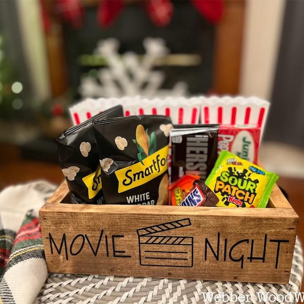 Movie Night Bucket - Etsy