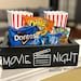 Movie Night Box, Movie Night Snack Box, Movie Night Gift Box, Movie ...