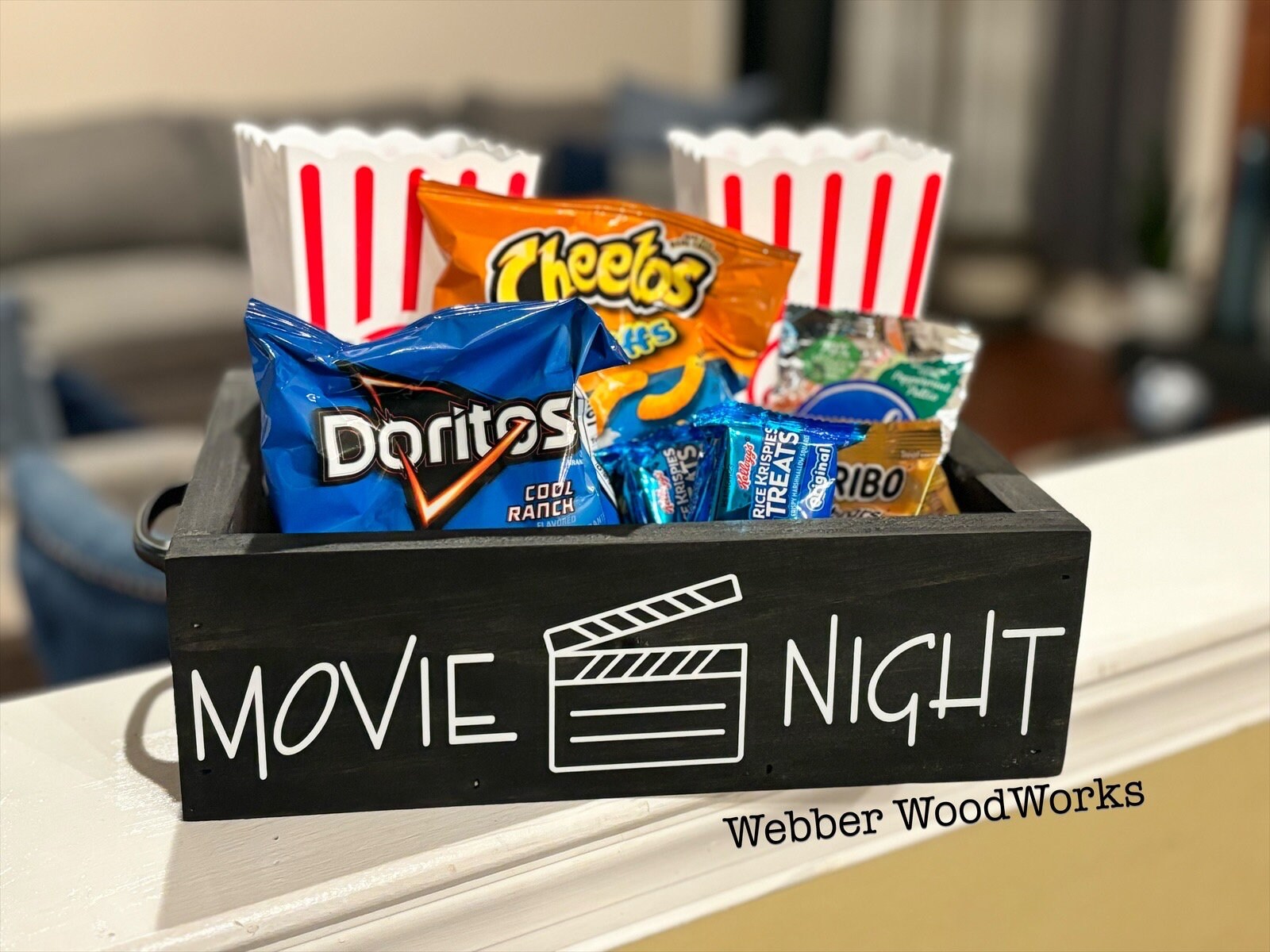Movie Night Box, Movie Night Snack Box, Movie Night Gift Box, Movie ...