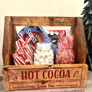 Hot Chocolate Caddy, Hot Cocoa Caddy Gift, Hot Chocolate Gift Caddy ...