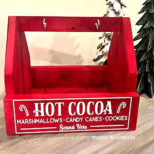Hot Chocolate Caddy, Hot Cocoa Caddy Gift, Hot Chocolate Gift Caddy ...