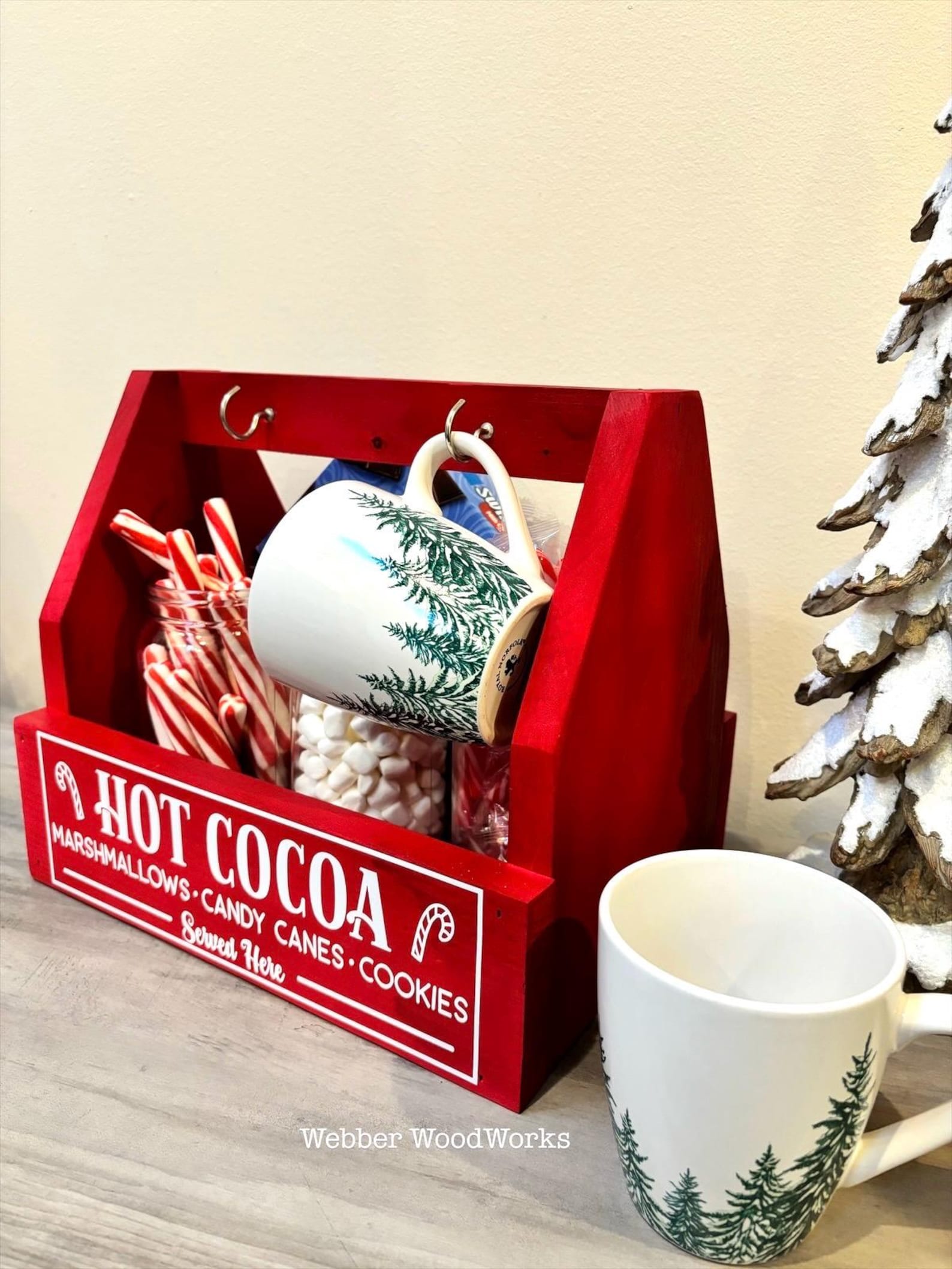 Hot Chocolate Caddy, Hot Cocoa Caddy Gift, Hot Chocolate Gift Caddy ...
