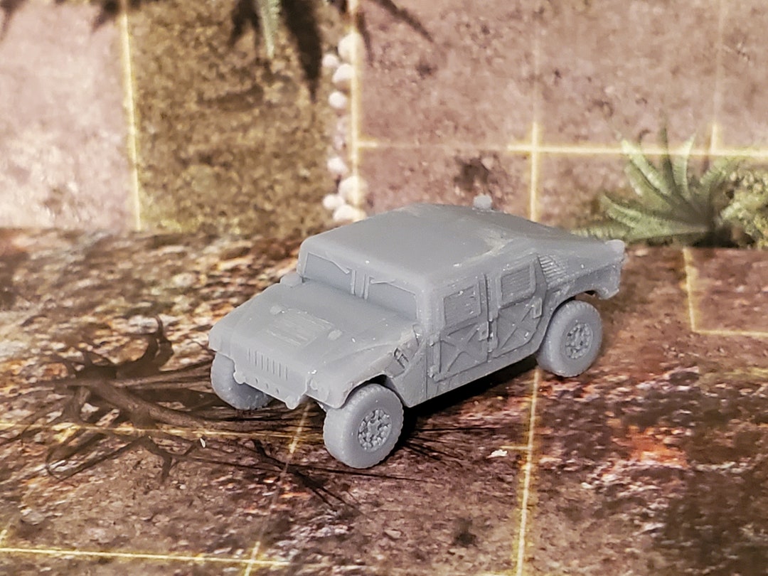 HMMWV Transport Vehicle 1/72 and 1/100 Scale, 3D Resin Printed Near ...