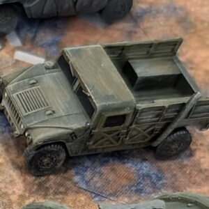 HMMWV Truck Anti Drone Vehicle 1/100, 1/72 Scale, 3D Resin Printed Near ...