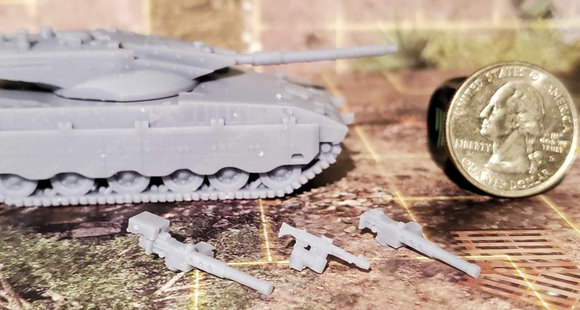 Merkava MK2 Tank 1/100 Scale, 3D Resin Printed Near Modern War Flames ...