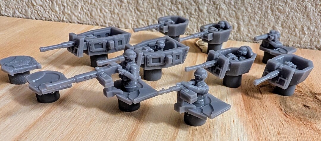 US Gun Turrets Scale Near Modern War Flames of War Team Yankee - Etsy