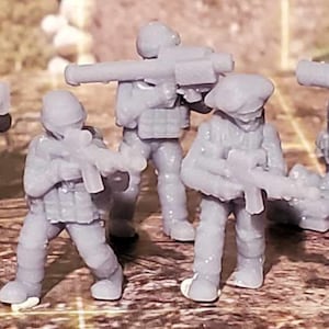 IDF Forces Set 1 Miniatures 1/100 Scale Near Modern War Flames of War ...