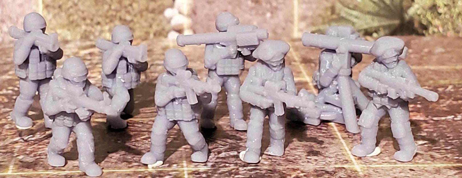 IDF Forces Set 1 Miniatures 1/100 Scale Near Modern War Flames of War ...