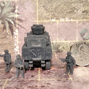 RG-31 MK3 Vehicle With 3 Turrets, 3 Personal, 3D Resin Printed Near ...