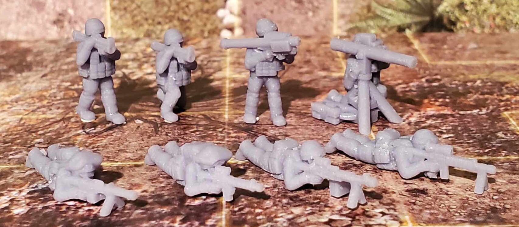 IDF Forces Set 1 Miniatures 1/100 Scale Near Modern War Flames of War ...