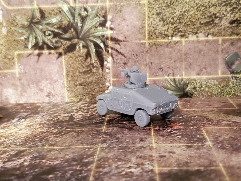 HMMWV IDF Scout With M240 Machine Gun Vehicle1/72 and 1/100 Scale, 3D ...