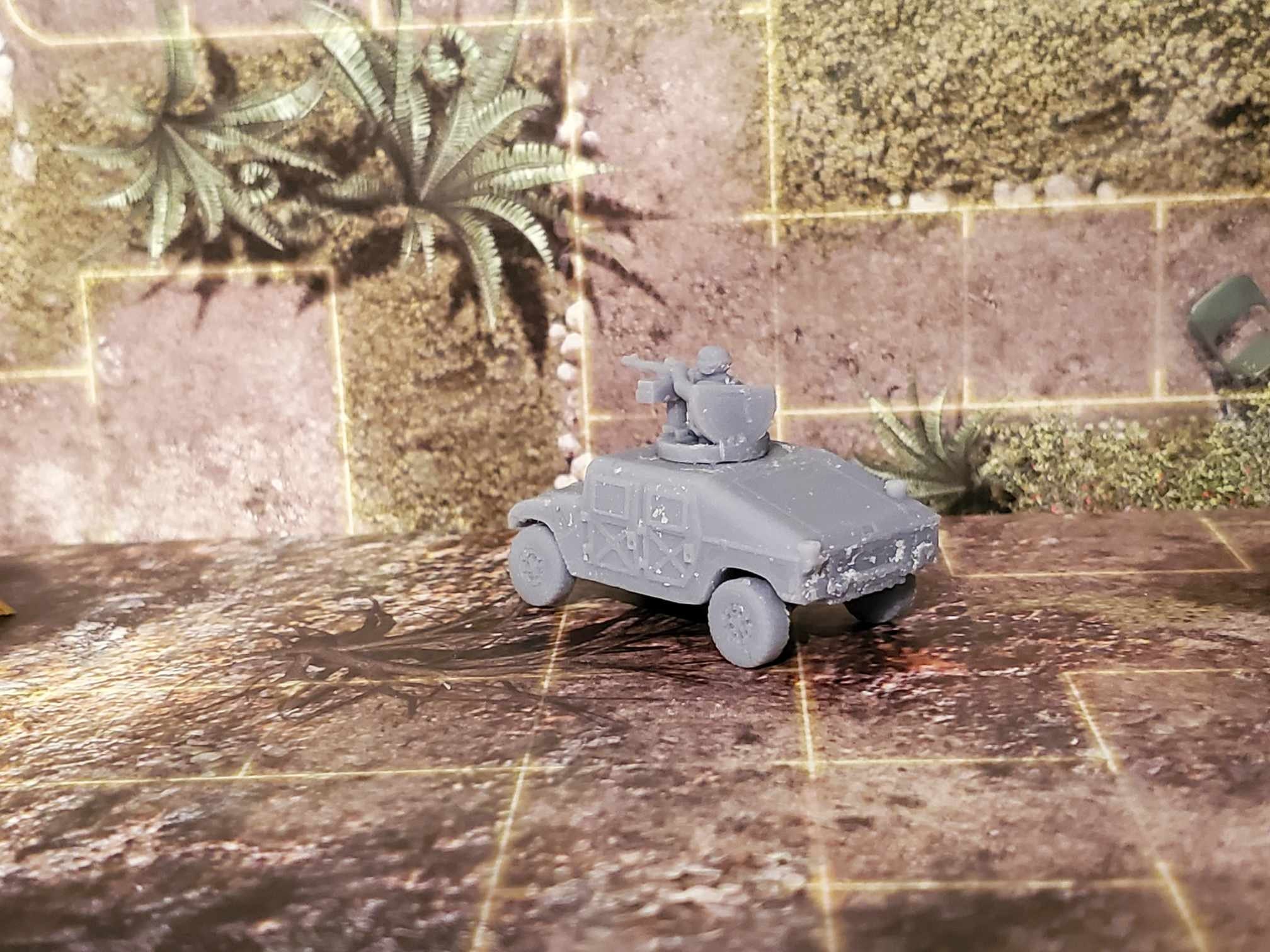 HMMWV IDF Scout With M240 Machine Gun Vehicle, 3D Resin Printed Near ...