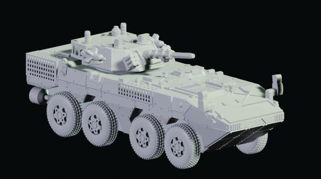 Chinese ZBL-08 1/72 and 1/100 Scale, 3D Resin Printed Near Modern War ...