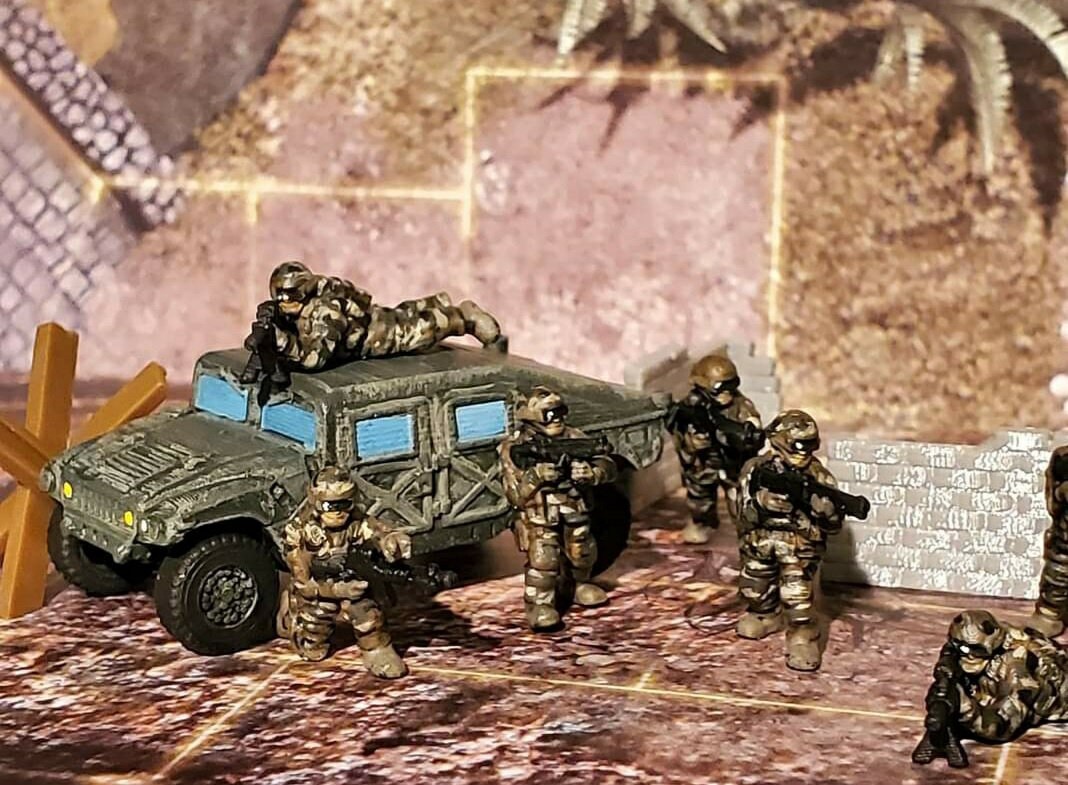 US Delta Forces Miniatures Near Modern War Flames of War Team Yankee - Etsy