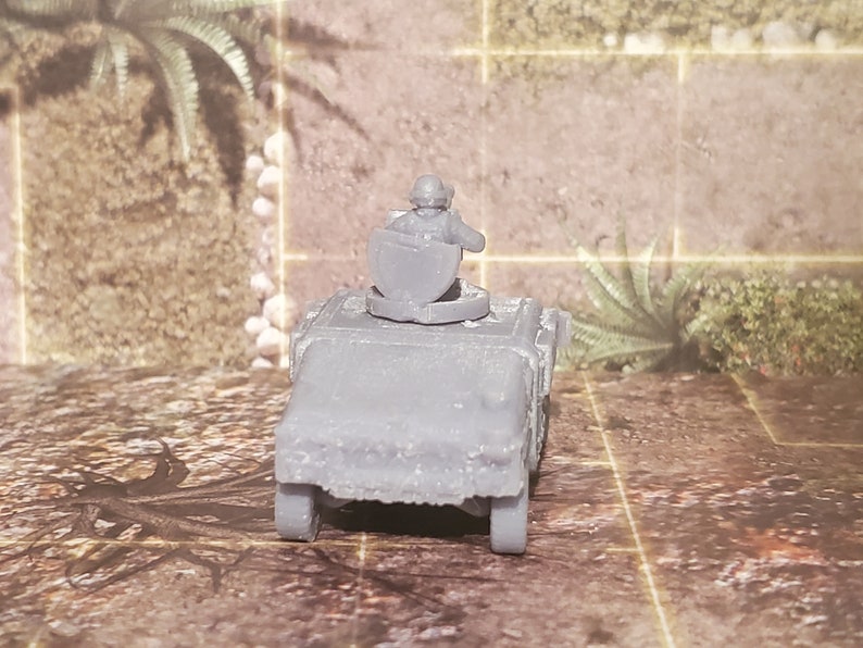 HMMWV IDF Frag Kit With 50 Cal Vehicle, 3D Resin Printed Near Modern ...