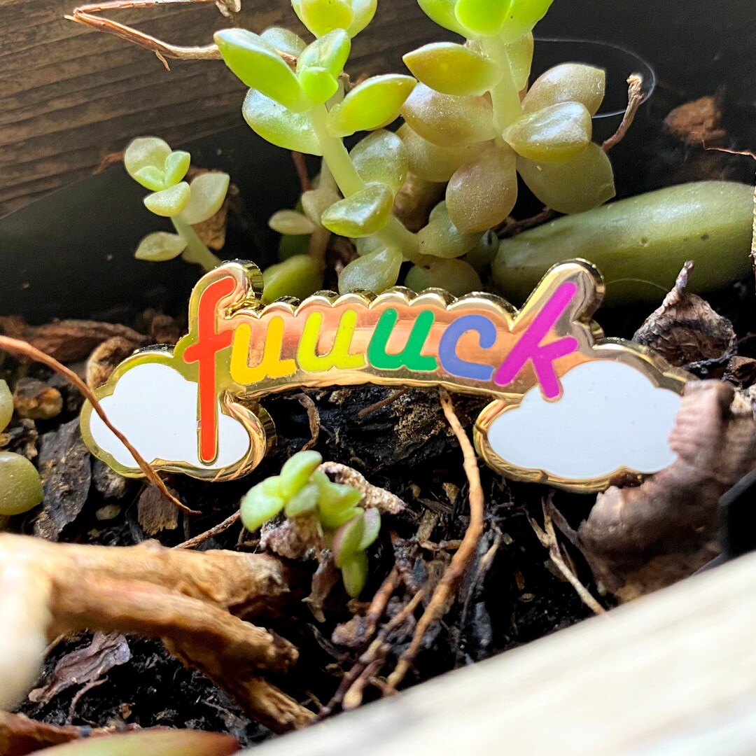 Fuuuck Enamel Pin - Etsy